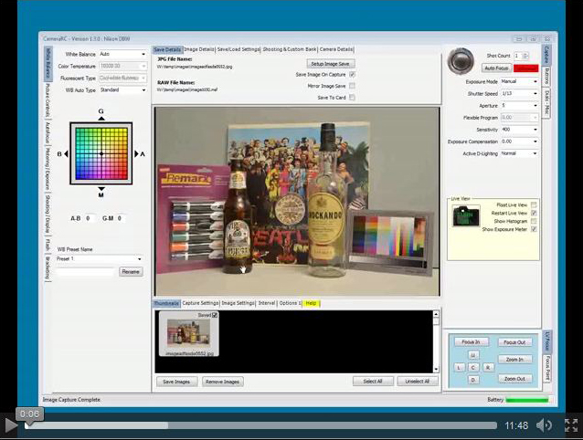 Whether in the studio or field CameraRC is a reliable tethering ...