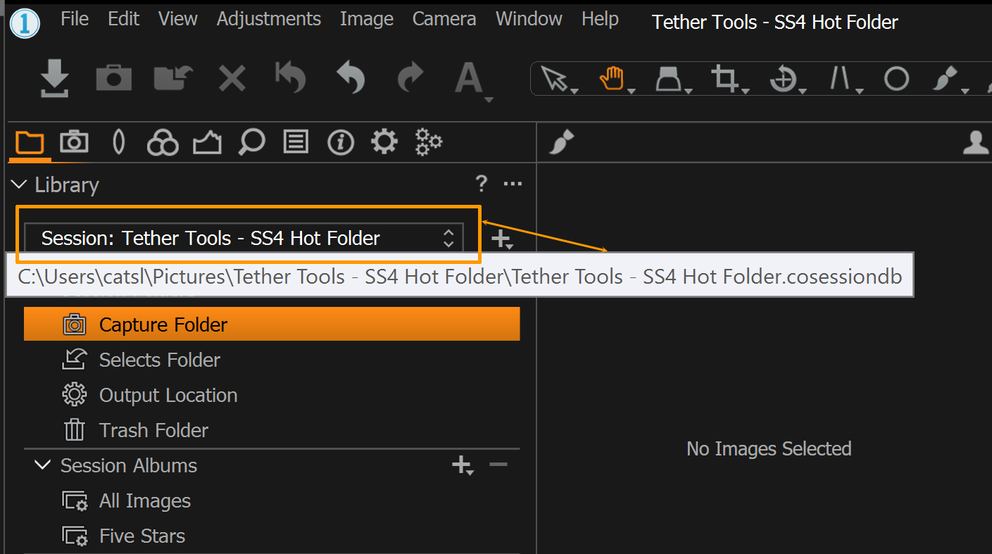 Before I leave Capture One and head to SS4, I need to enable the hot ...