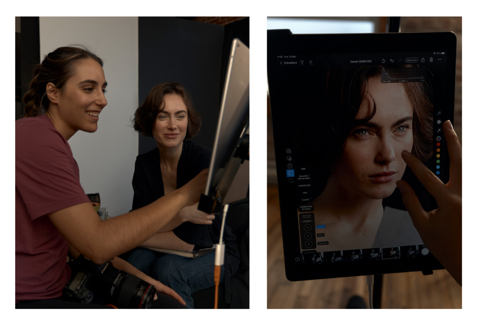 Photographer Dariane Sanche Behind the Scenes